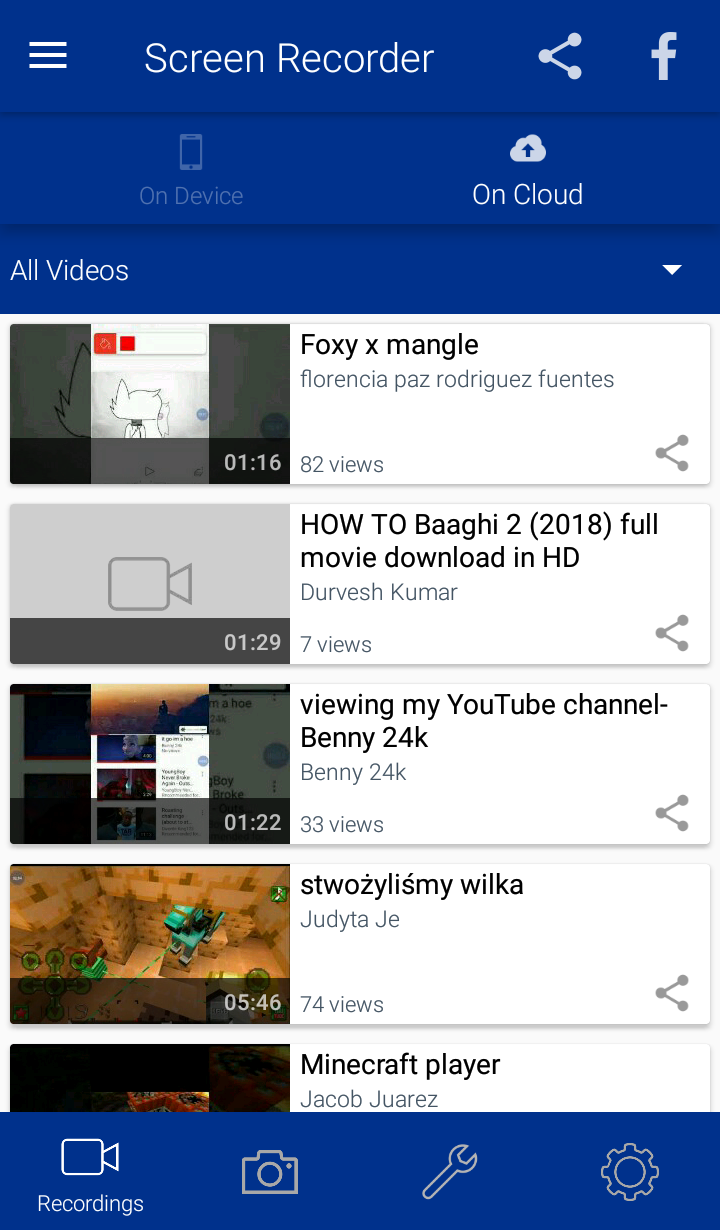 How can we view videos on cloud?